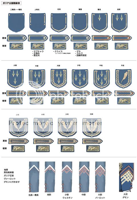 Talk:Gallian Military Ranks and Insignia | Valkyria Wiki | Fandom