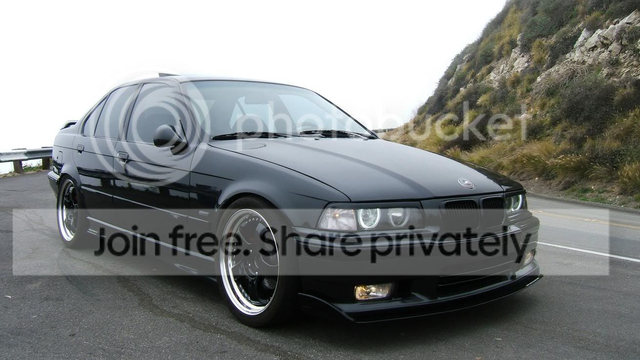 Post all the pics of e36 m3s with the RD class II adjustable front splitter