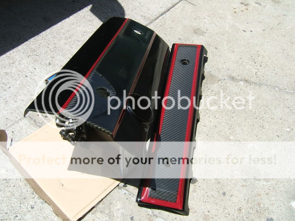 Custom painted Carbon Fiber Engine Cover Set (S52/M52 w/ M50 manifold ...