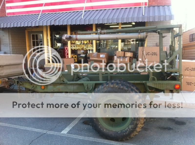 M58 MICLIC Launcher, Trailer + Inert Rocket FS - G503 Military Vehicle ...