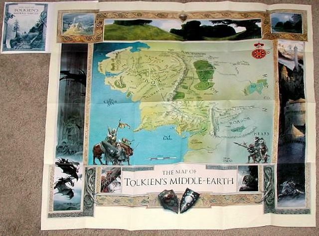 Printable Map Of Tolkien Middle Earth